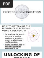 Electron Configuration of Elements Using SPDF Notation | PDF | Science ...