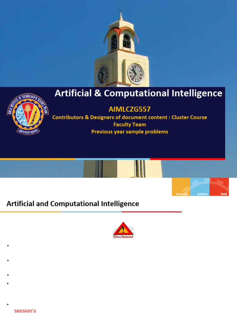 EC3 Sample Problems BITS Wilp Mtech AI ML | PDF