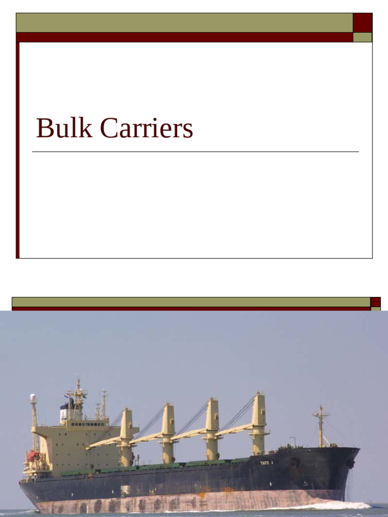 Bulk Carriers | PDF