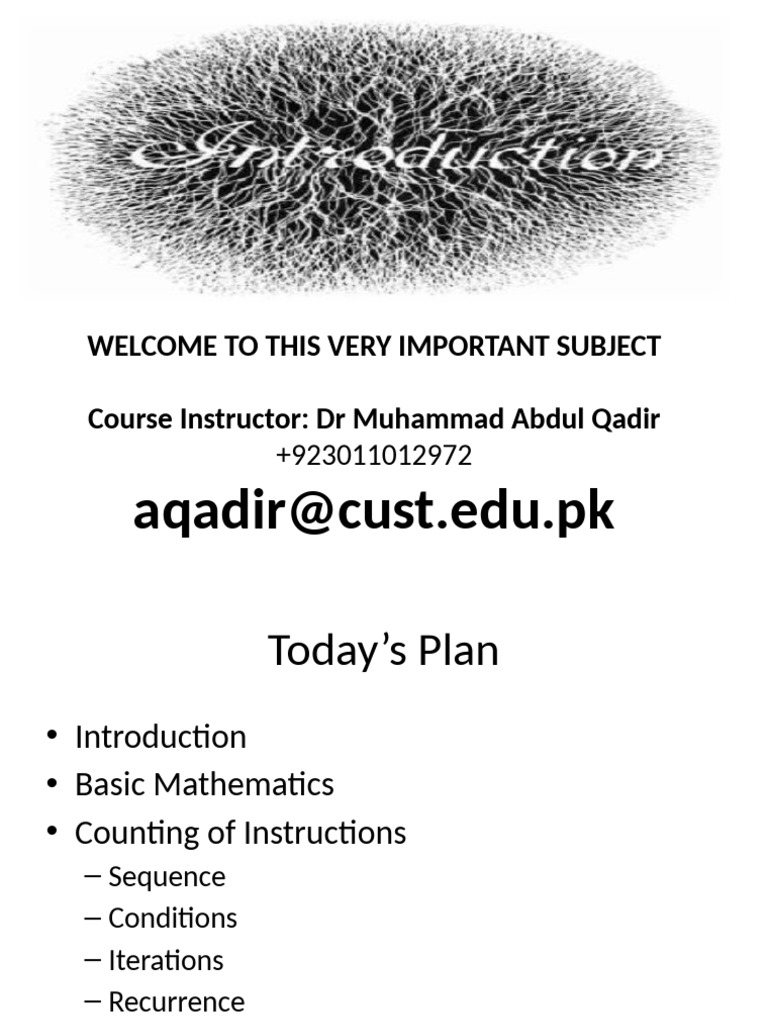 1 Algo Analysis | PDF | Algorithms | Teaching Methods & Materials