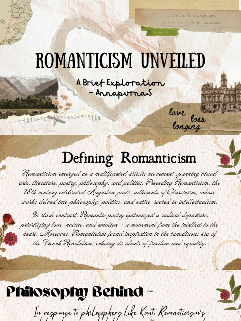 Romanticism in Literature - A Presentation. | PDF