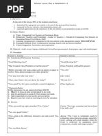 Semi Detailed 4as Lesson Plan | PDF