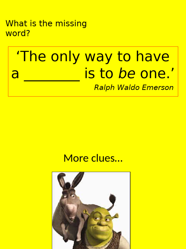 Friendship Assembly | PDF