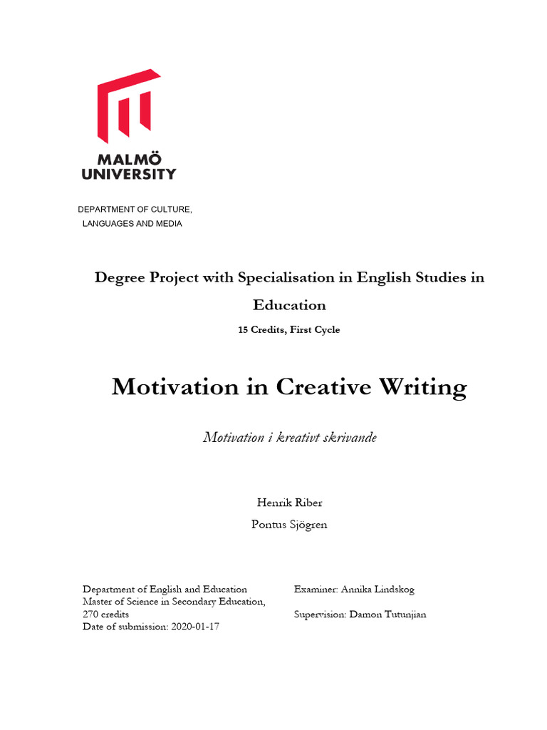 FULLTEXT01 | PDF | Second Language | Learning