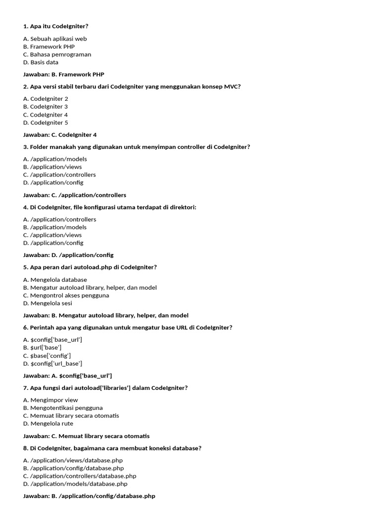 Soal Xi RPL Ci | PDF