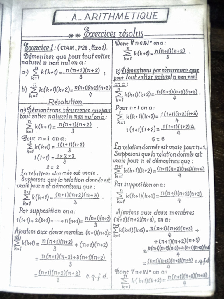 Maths Exo Arithmétique | PDF