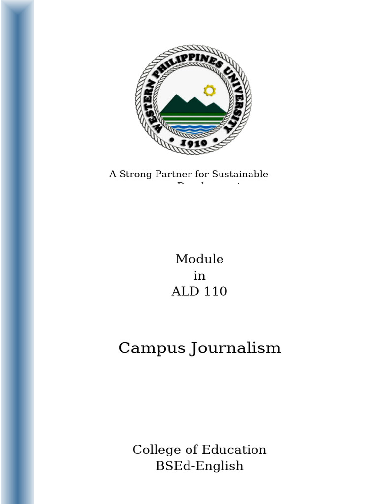 Module in Campus Journalism 2 | PDF