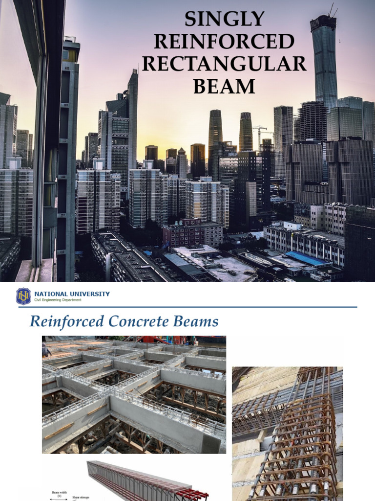 NU-Chapter 2 - Singly Reinforced Rectangular Beam Sections | PDF
