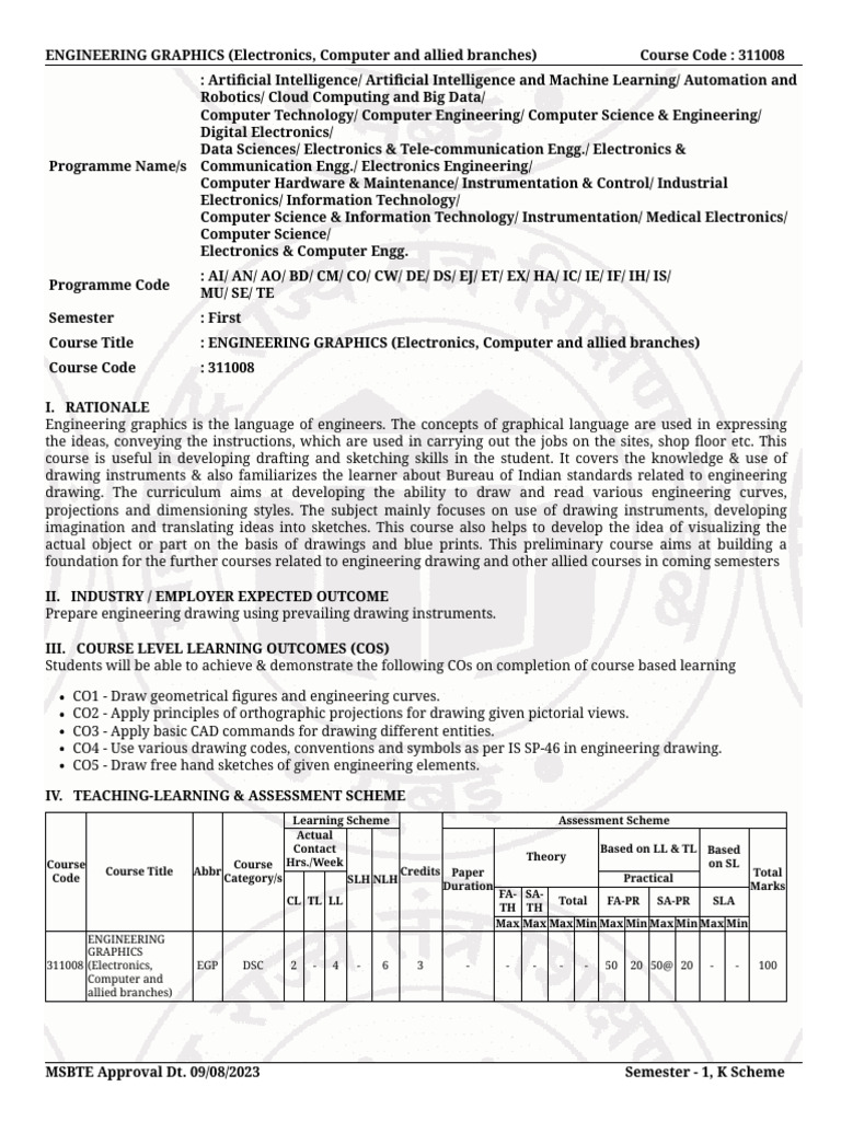 311008-Engineering Graphics | PDF | Engineering | Artificial Intelligence