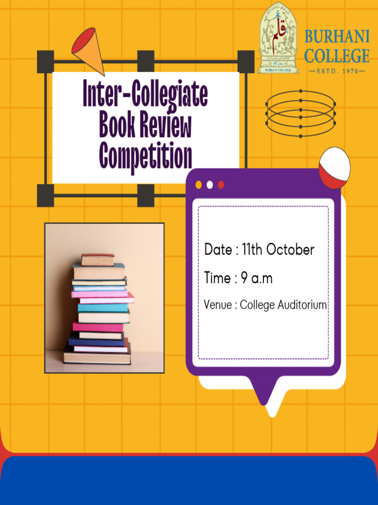 Inter-Collegiate Book Review Competition - 20241003 - 201404 - 0000 | PDF