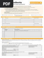Anz Discharge and Variation Form | PDF