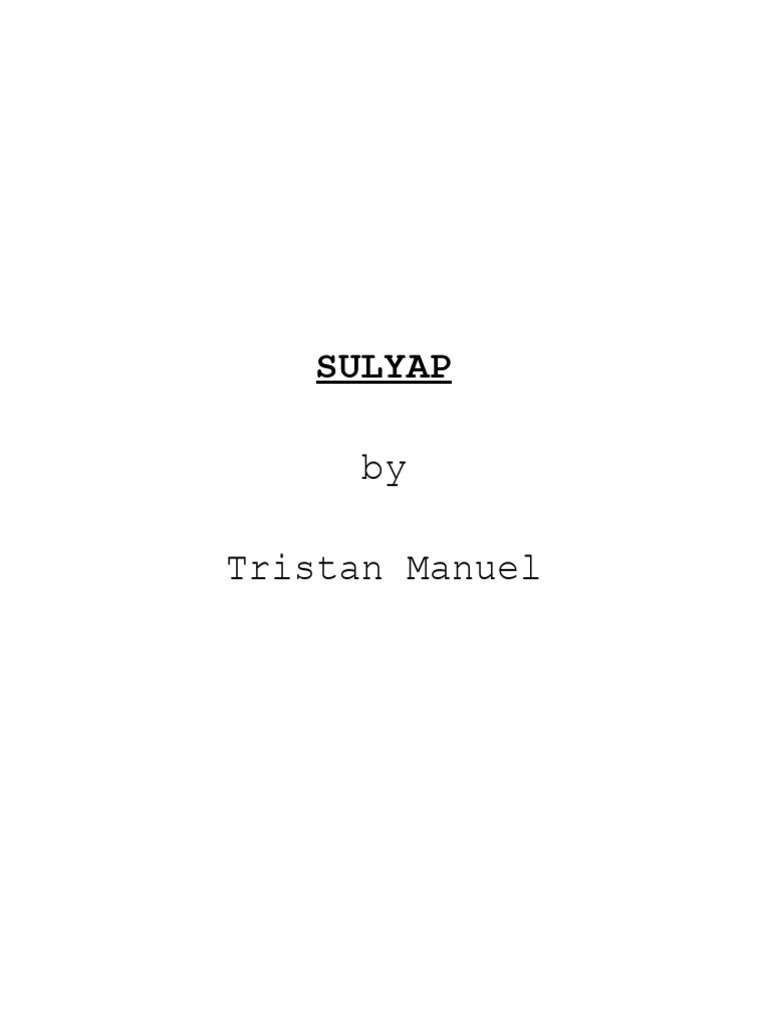 Sulyap by Tristan Manuel | PDF