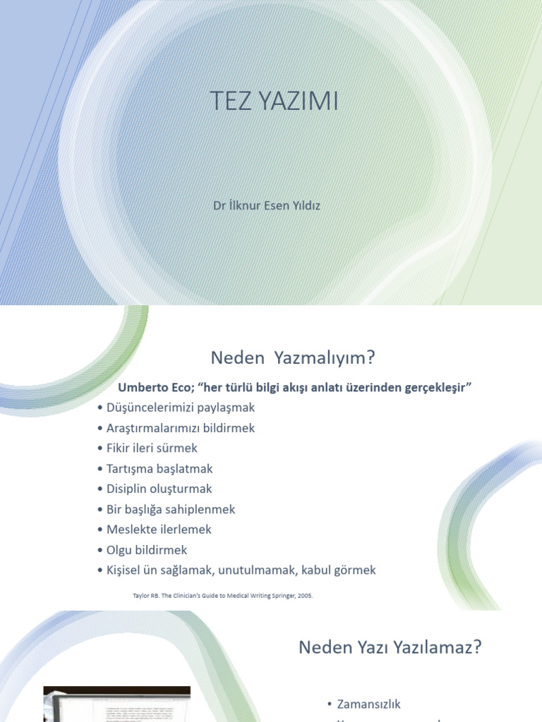 Tez Yazimi | PDF