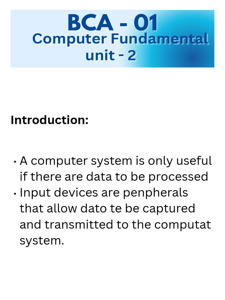 Computer fundamental | PDF