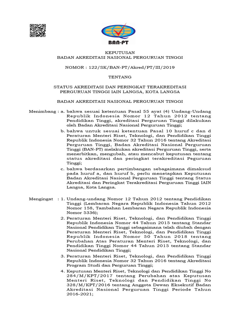 Surat Keterangan APT Iainlangsa | PDF | Business