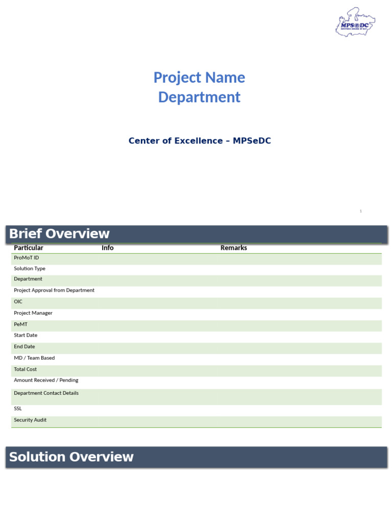 Project Presentation | PDF