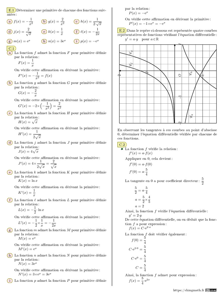 equations differentielles 2 | PDF