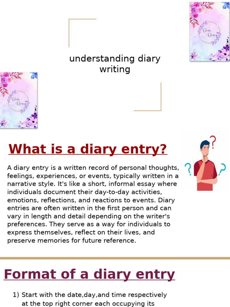 Understanding Diary Writing | PDF
