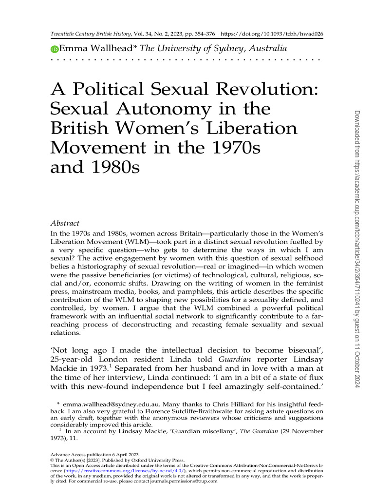 A Political Sexual Revolution Pdf