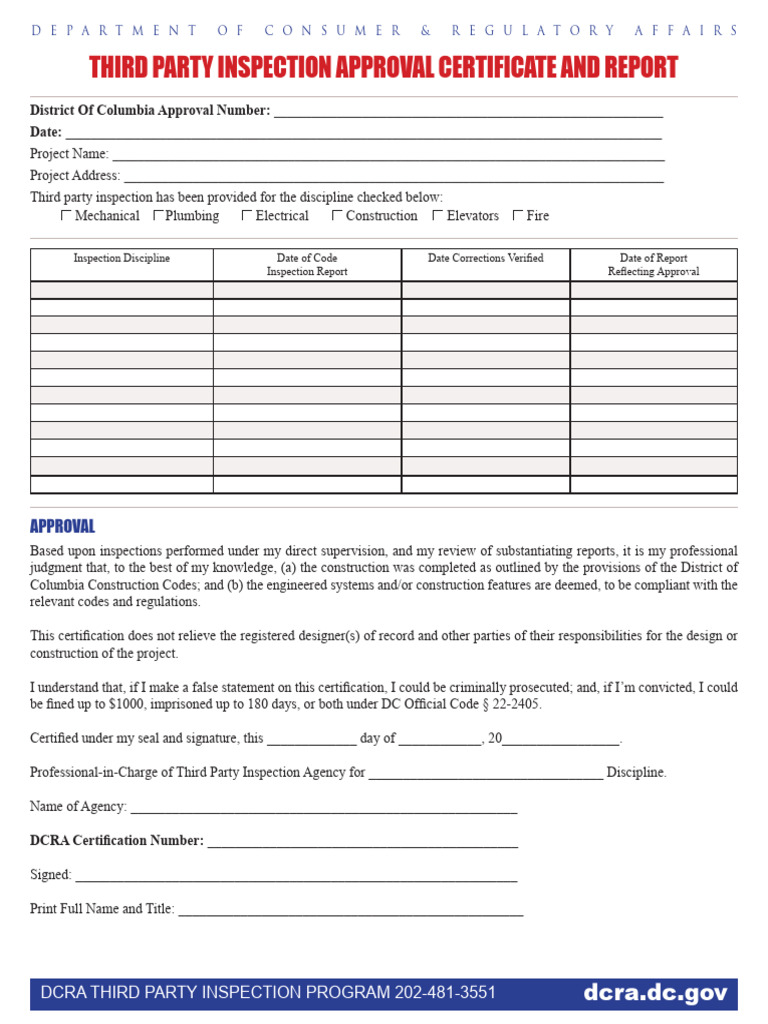 3 RD Party Inspection Approval | PDF