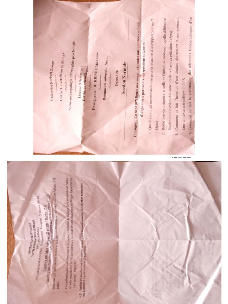 Ancien Devoir l3 | PDF