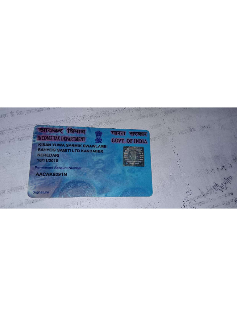 Pan Card | PDF