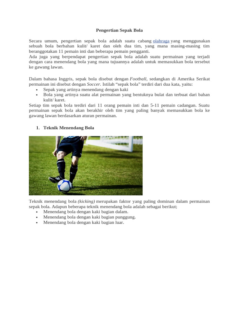 Kliping Sepak Bola | PDF
