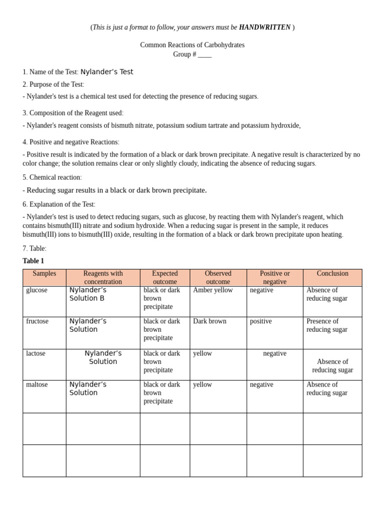 Nylanders Test | PDF