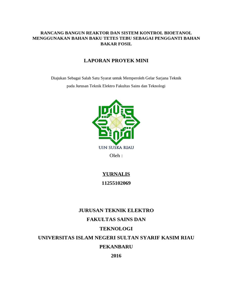 Laporan Proyek Mini | PDF