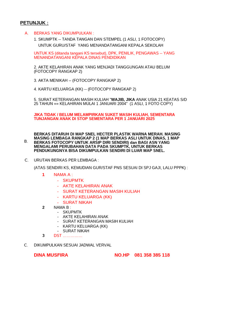 Skumptk PPPK 2024 Per Lembaga | PDF