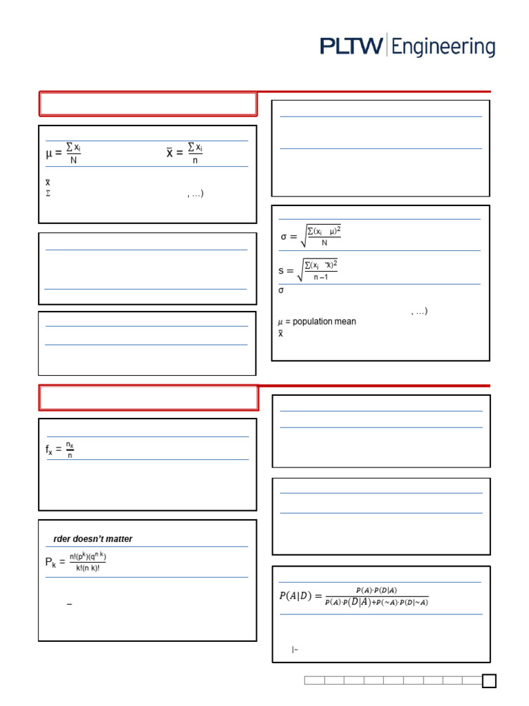 Engineering FormulaSheet-2020 | PDF