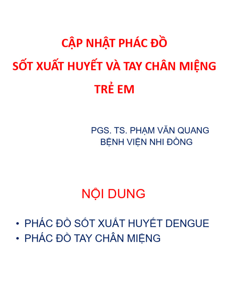 Cap Nhat Phac Do SXH Va Tay Chan Mieng 2019 | PDF