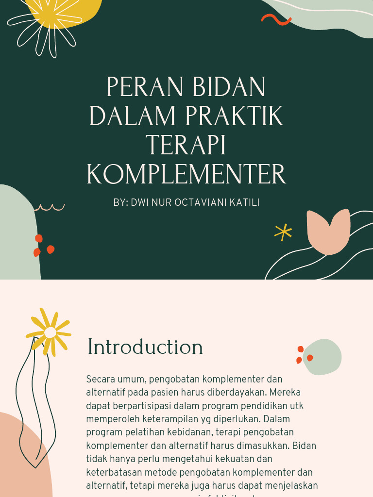 Peran Bidan Dalam Praktik Terapi Komplementer | PDF