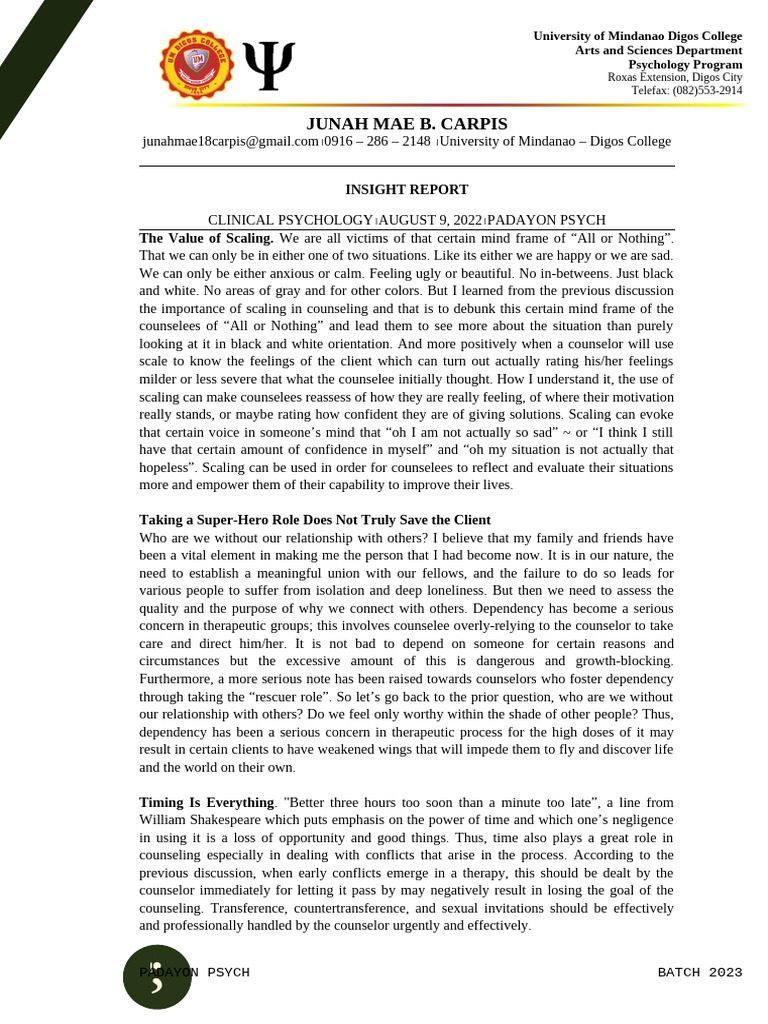 Junz - 02 Insights | PDF