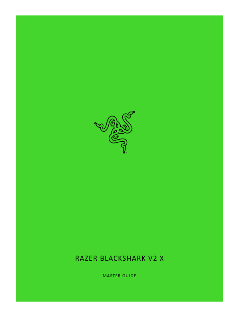 Blackshark v2 X | PDF