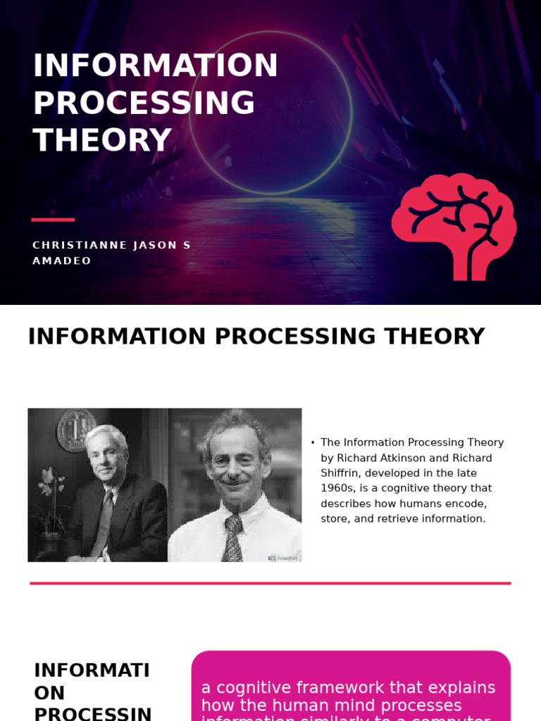 Information Processing Theory | PDF | Information | Memory
