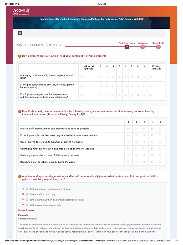 Post-Assessment Summary | PDF