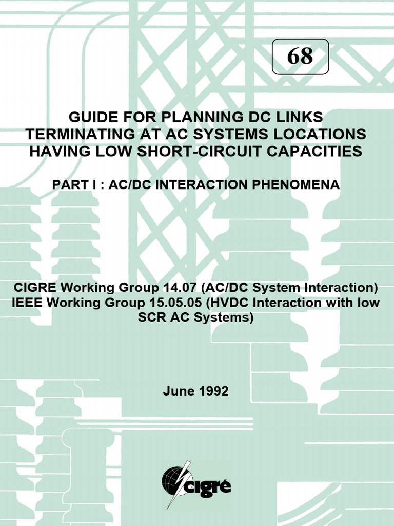 Guide For Planning DC Links Terminating at Ac Systems Locations Having ...
