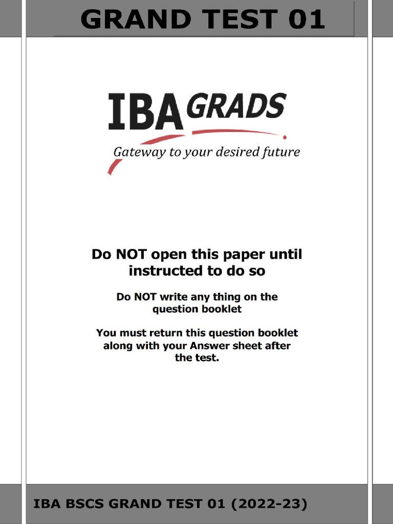 JPG Iba BSCS GT-01 Complete 2022-23 | PDF