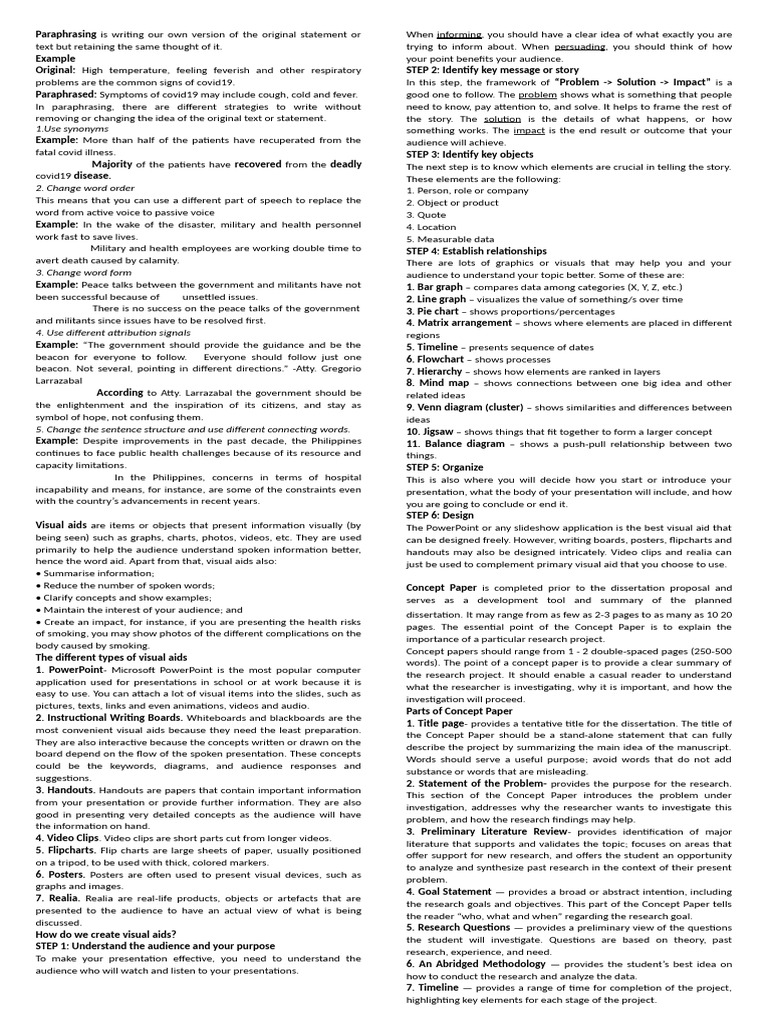 EAPP G12 notes | PDF