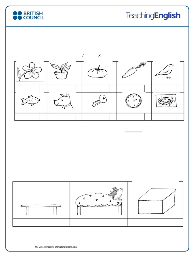 English at Home Worksheet | PDF