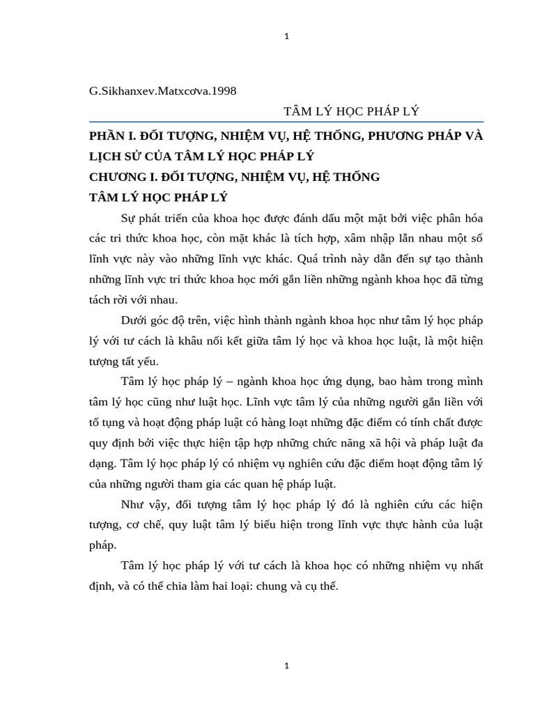 Sach Tam Ly Phap Ly Cua NGA | PDF