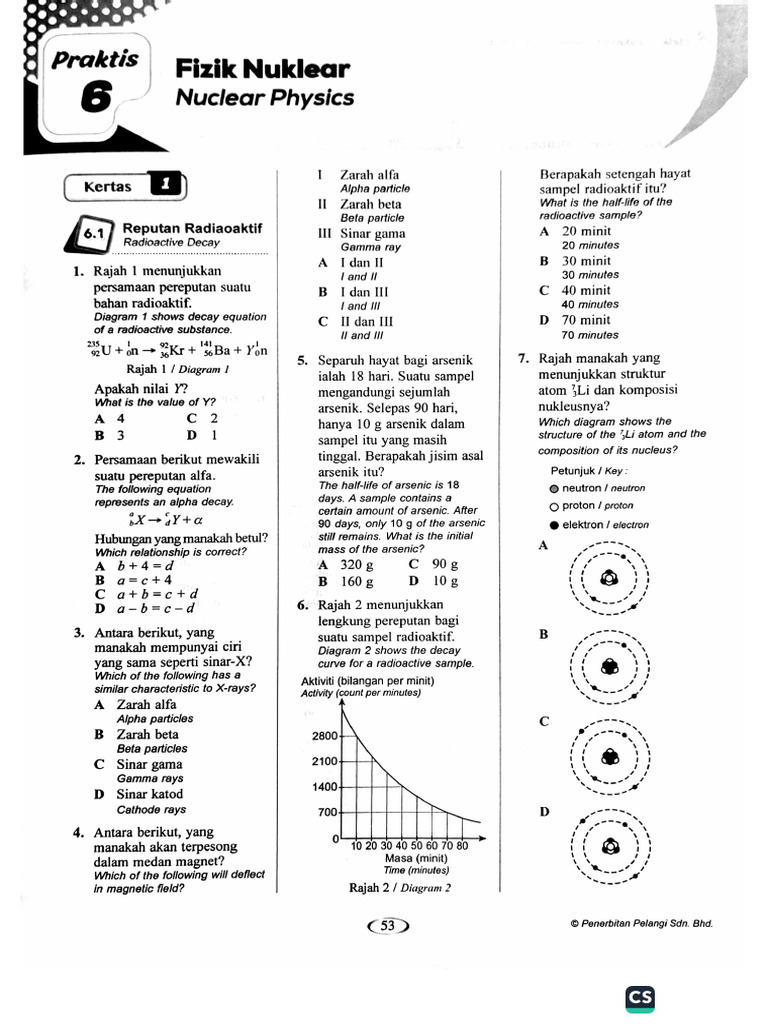 F5 Physics Chapter 6 - Exercise (Praktis Topikal Hebat) | PDF