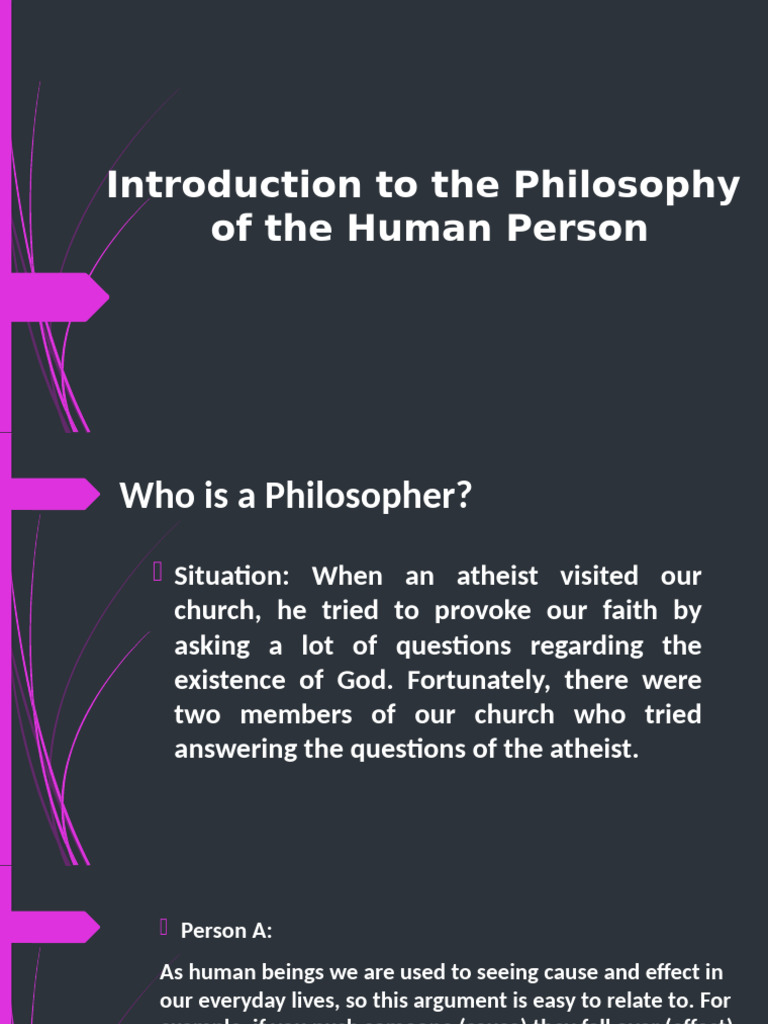 Introduction To The Philosophy of The Human Person 1 | PDF