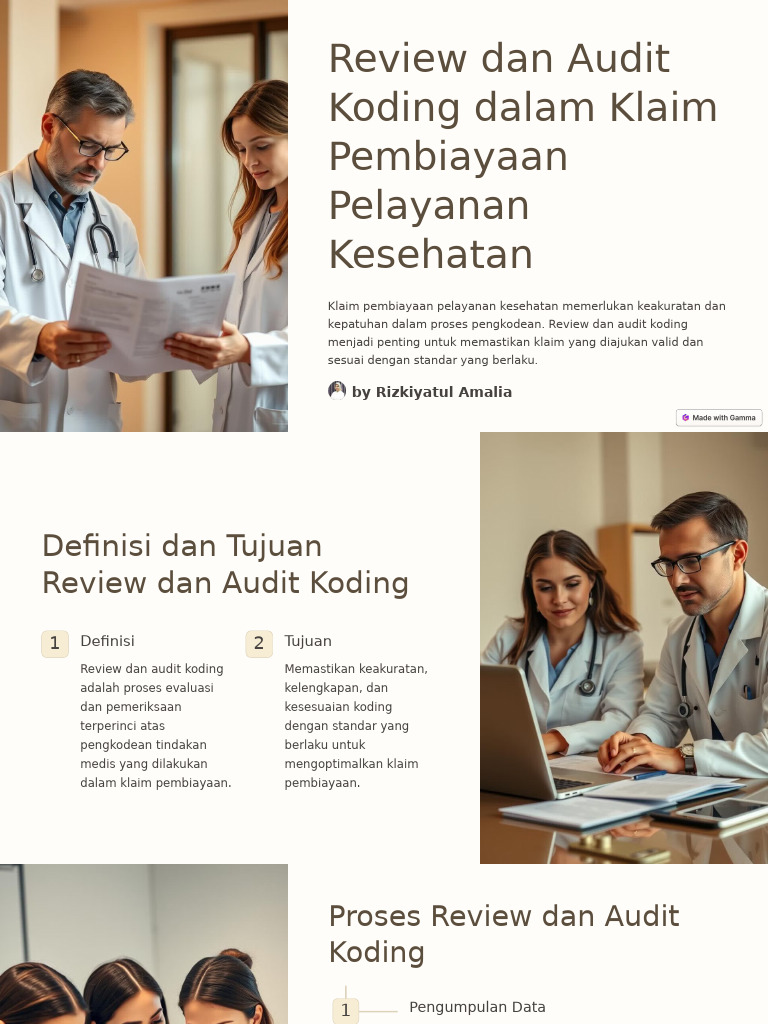 Review Dan Audit Koding Dalam Klaim Pembiayaan Pelayanan Kesehatan | PDF