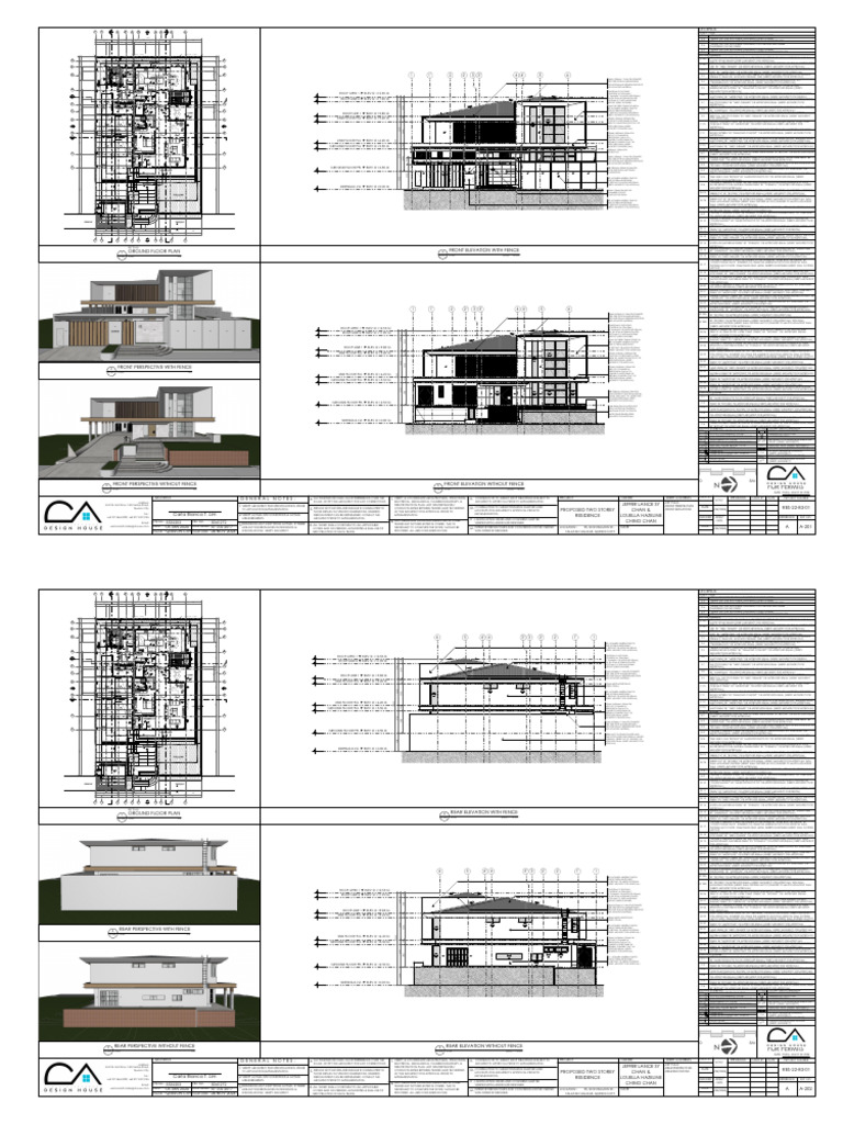240322-Ching Chan Residence A-200 Elevations | PDF