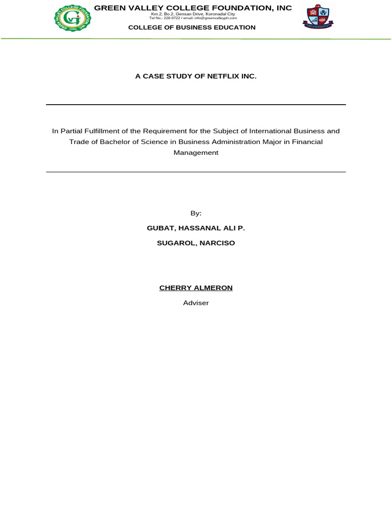 Netflix Case Study: Challenges & Strategies | PDF | Netflix | Streaming ...