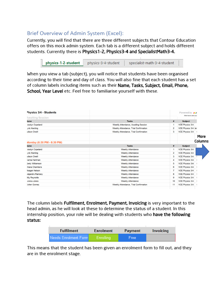 Admin System Overview | PDF