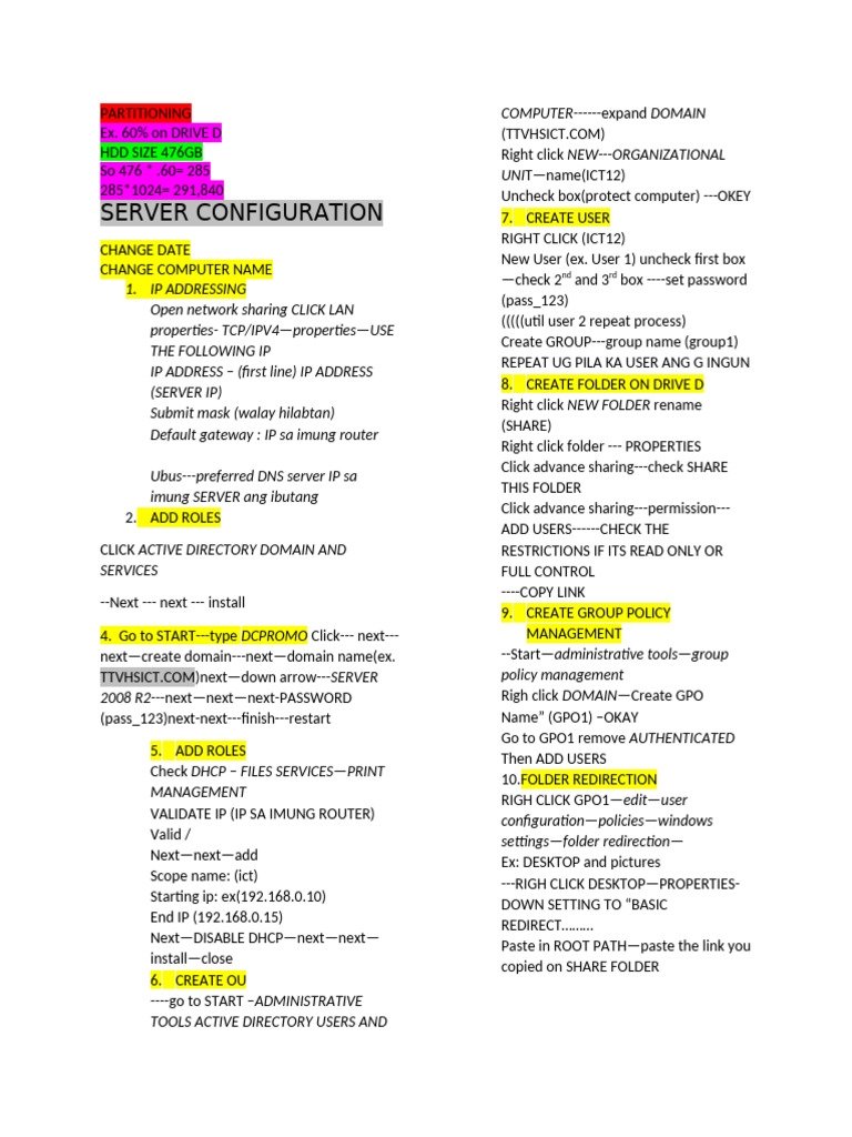 Css Guide Student Step by Step | PDF | Ip Address | Active Directory