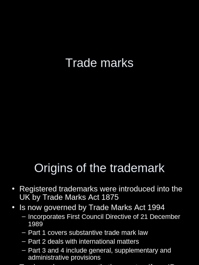 Trade Marks | PDF